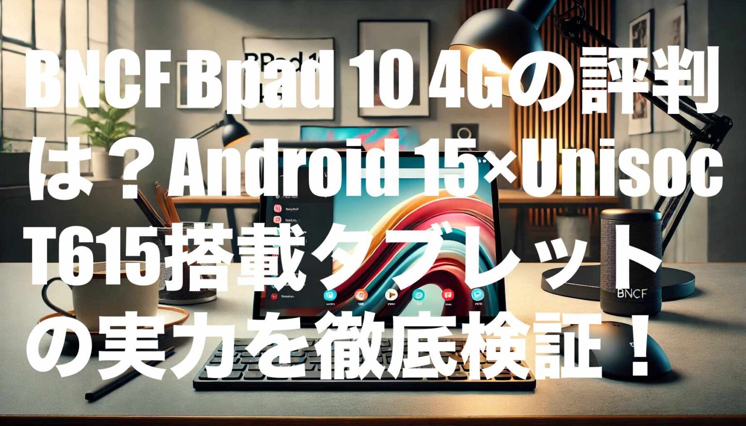 BNCF Bpad 10 4Gの評判は？Android 15×Unisoc T615搭載の10インチタブレットの実力を徹底検証！ | お買い得ラボ！