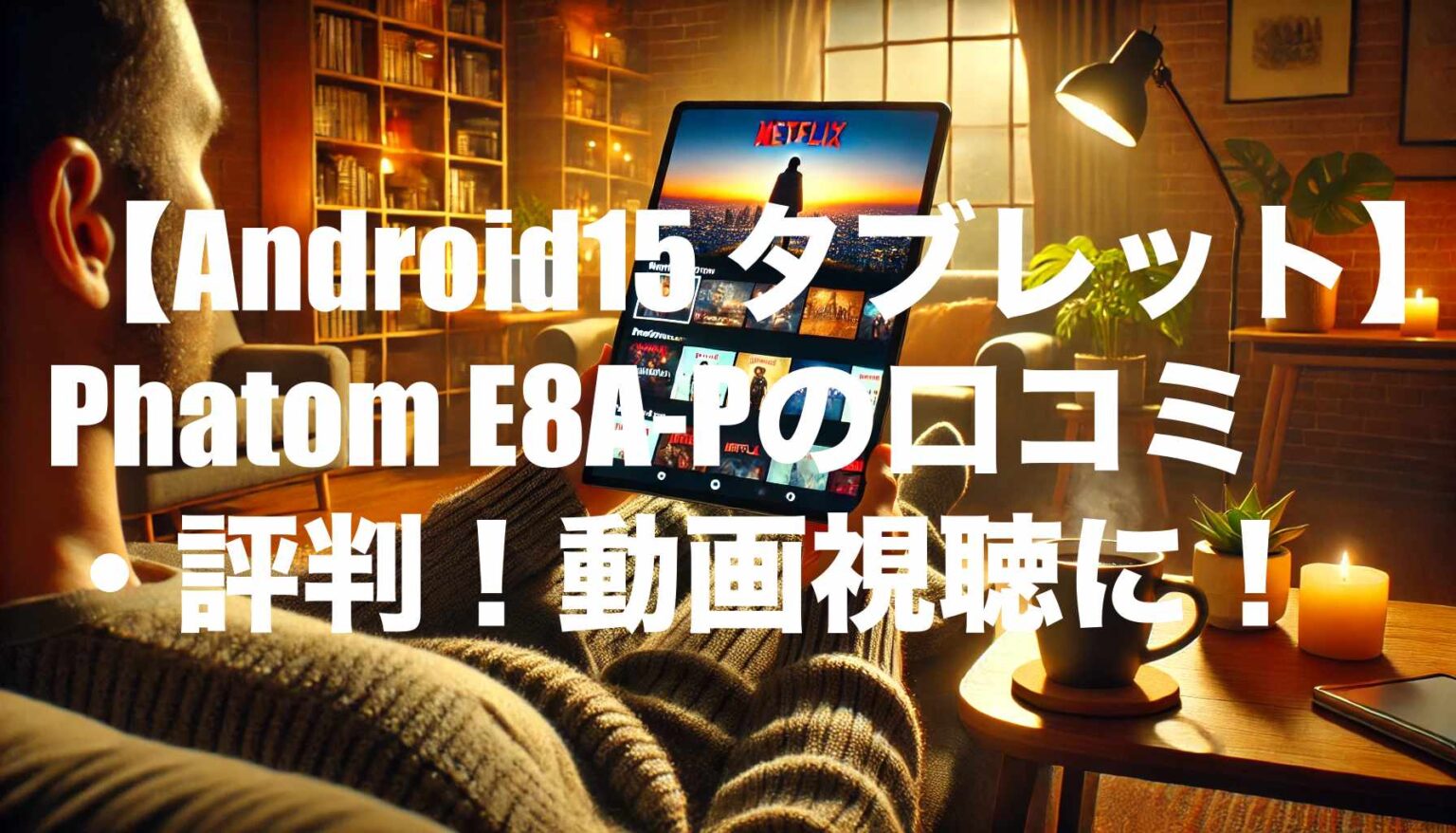 【Android15 タブレット】Phatom E8A-Pの口コミ・評判！動画視聴に最適な高精細ディスプレイ搭載 | お買い得ラボ！